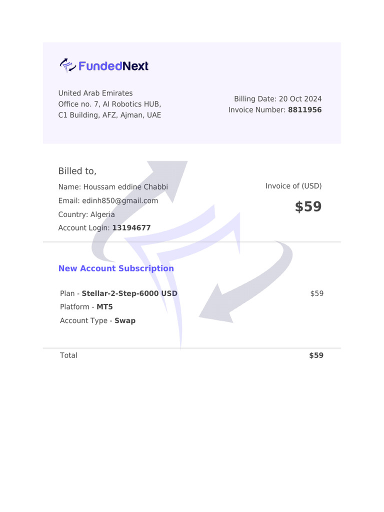 Subscription Invoice | PDF