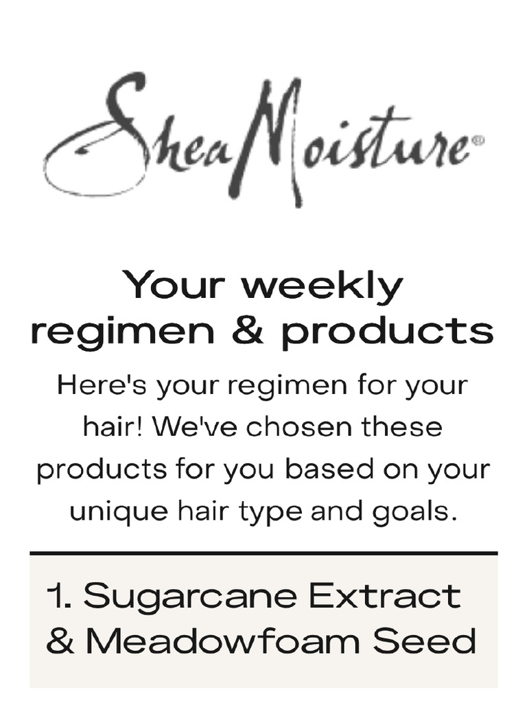 Shea Recommendations | PDF