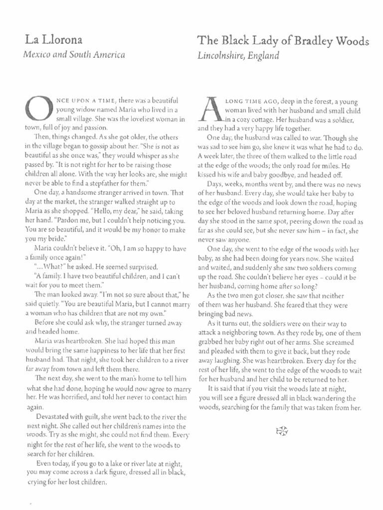 La+Llorona+legend+%281%29 | PDF