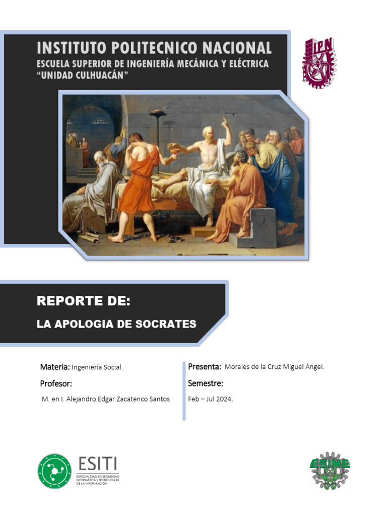 Apologia de Socrates | PDF | Sócrates | Disculpa (Platón)