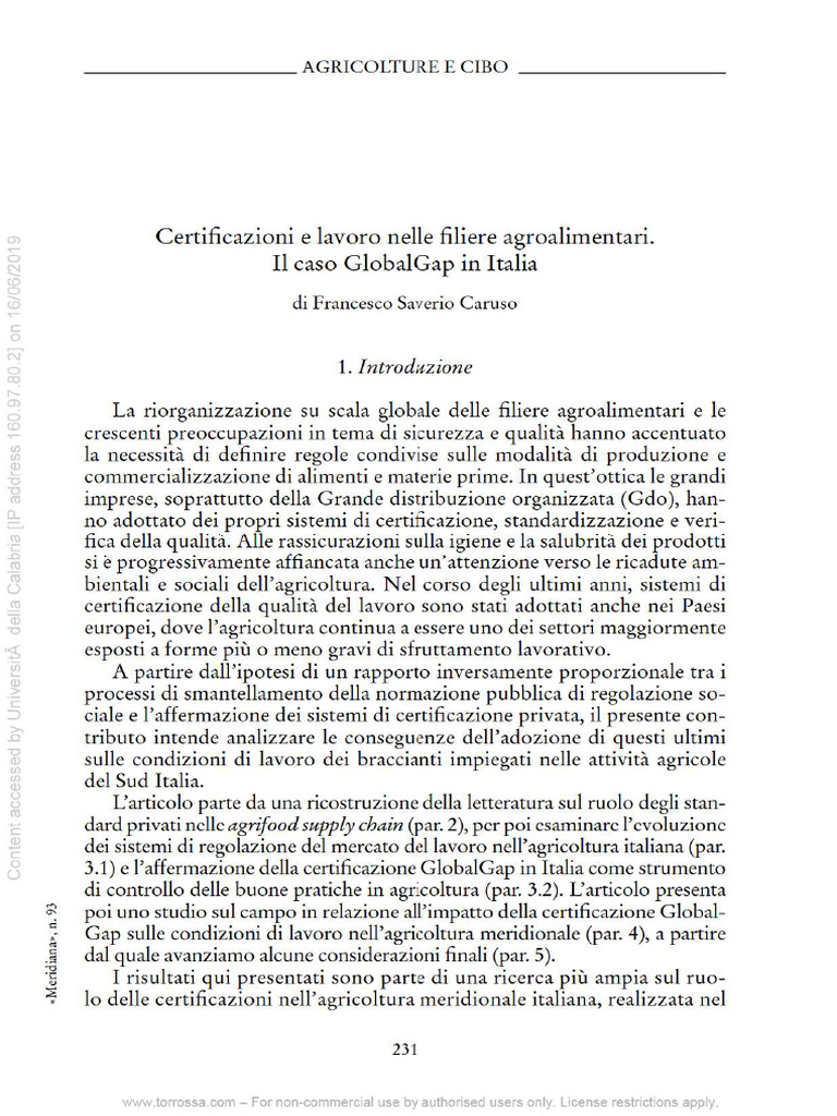 Articolo Meridiana Pubblicato | PDF