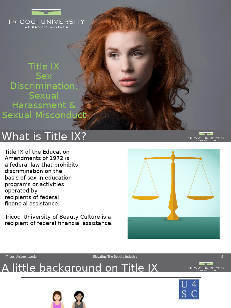 Title IX Training For Students | PDF | Title Ix | Sexuality
