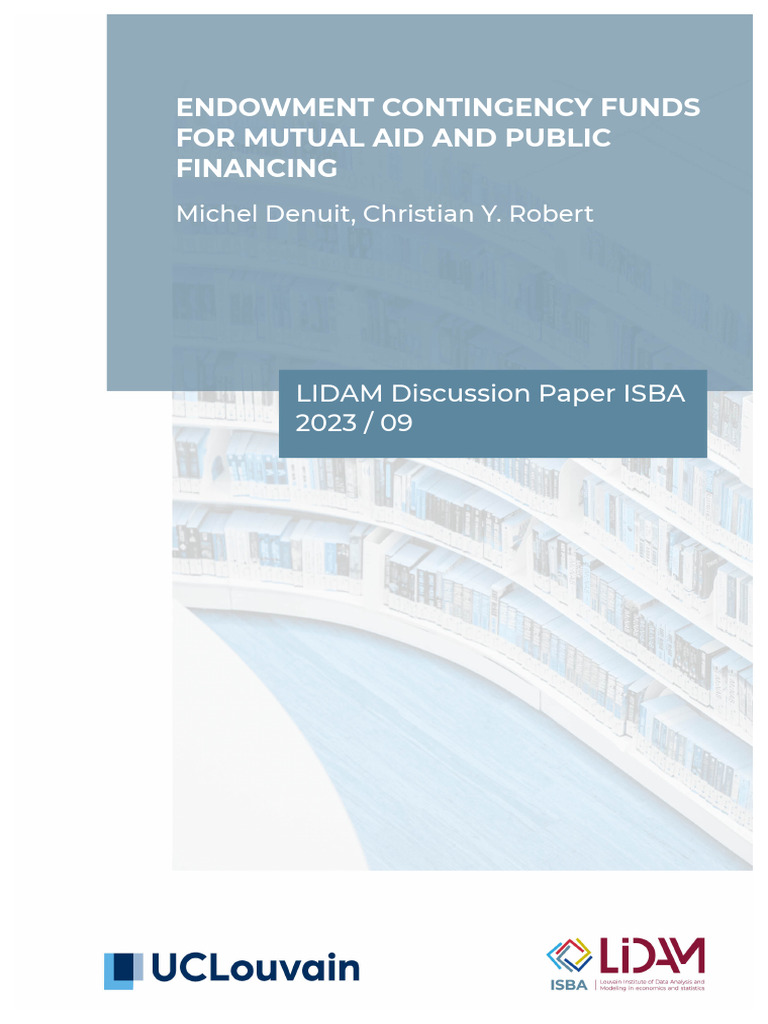 Contingency Fund | PDF | Insurance | Risk