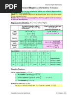 Mathematics-II VTU Formula Handbook | PDF