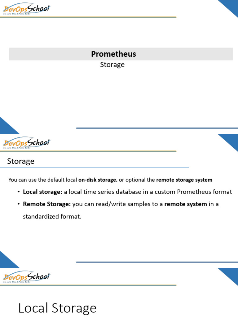 Prometheus Part 12 Internals Storage & Security | PDF | Computer File | Computer Data Storage