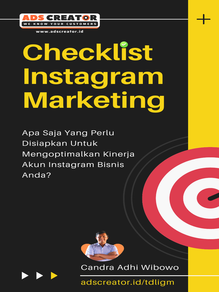 Checklist Instagram Marketing - ADS CREATOR ID | PDF