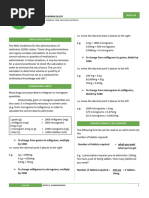 Safe Medicate Calculations | PDF | Intravenous Therapy | Dose ...
