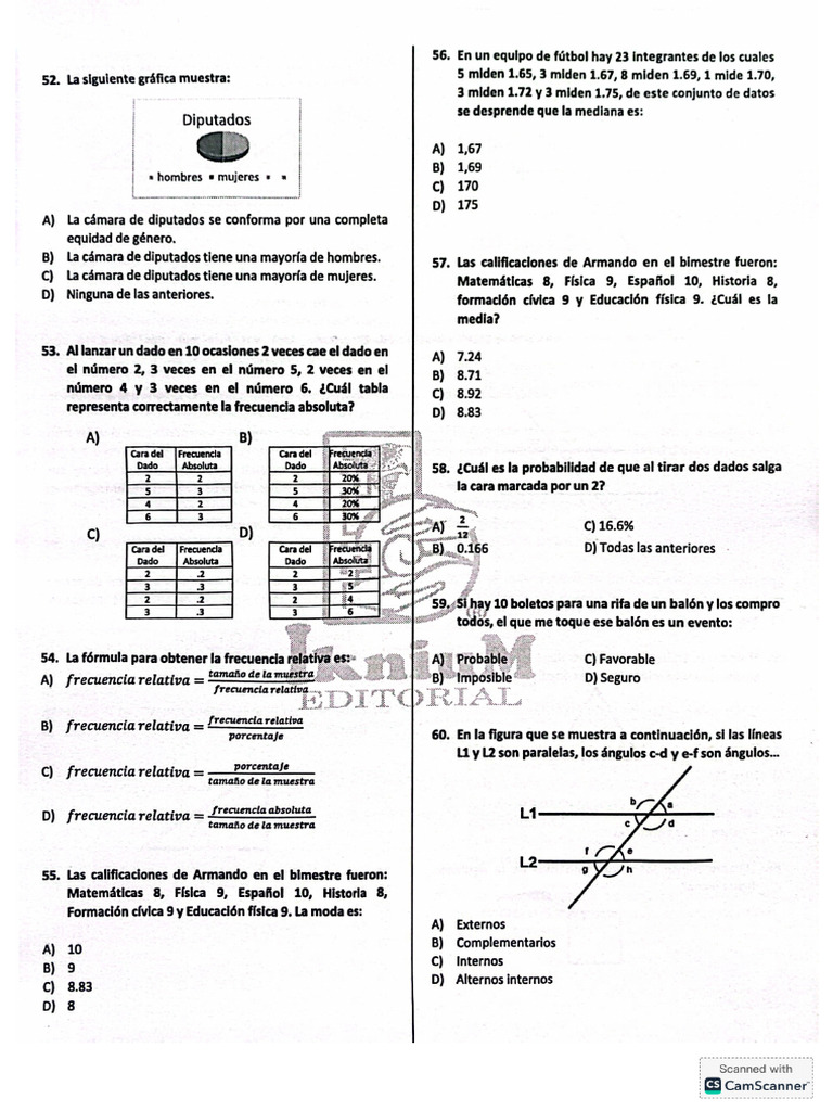 Ejercicios Matematicas | PDF