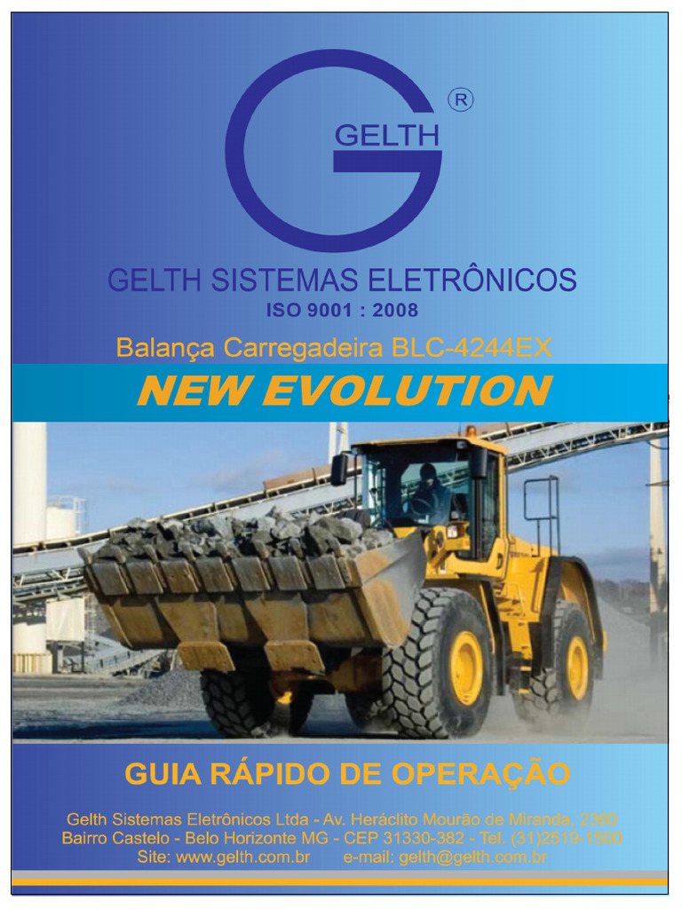 Guia de Operação de Balanças Gelth (New Evolution) | PDF | Máquinas