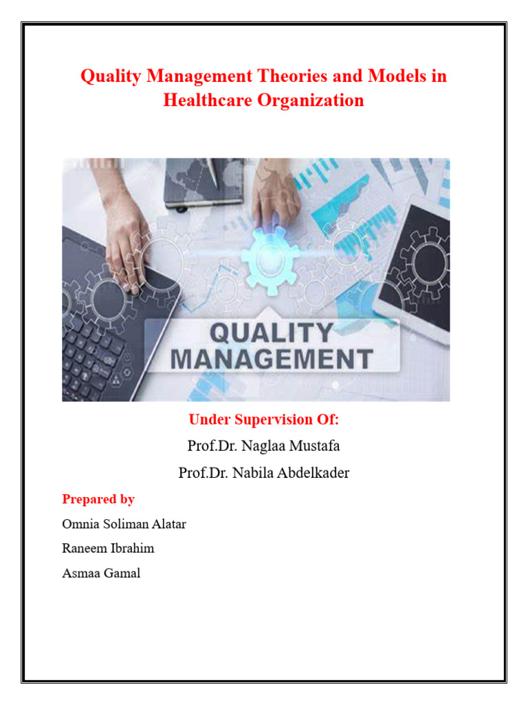 Quality Management Theories in Healthcare | PDF | Quality Management ...