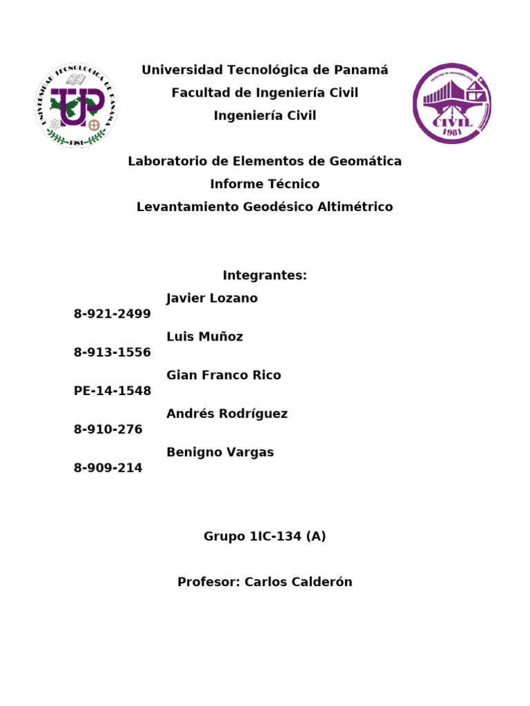Levantamiento Geodesico | PDF | Geodesia