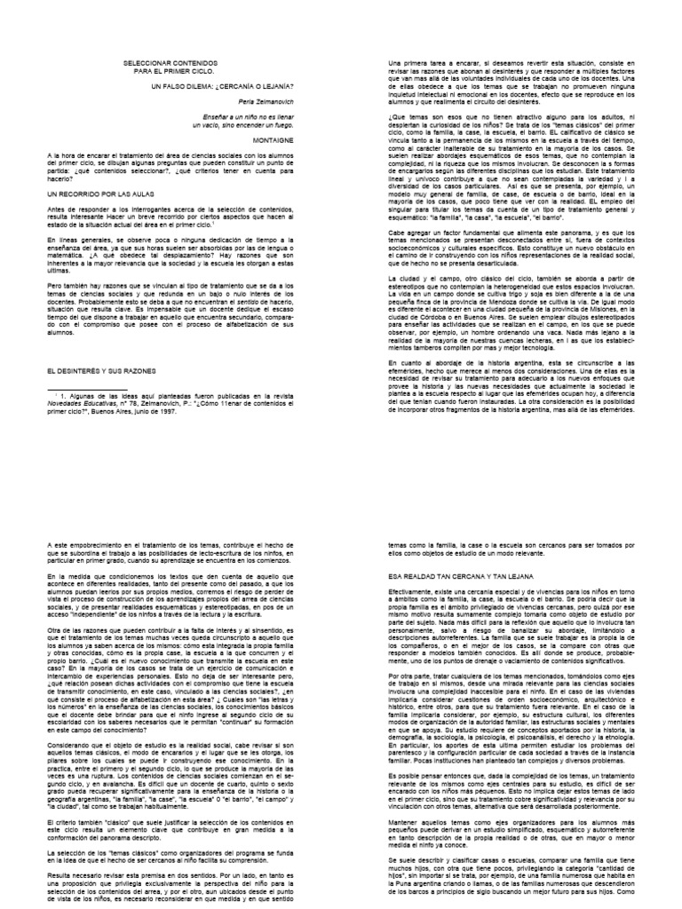 zelmanovich | PDF | Narración | Conocimiento