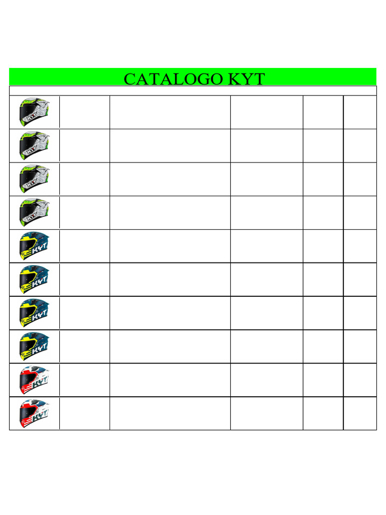 Catalogo Kyt | PDF