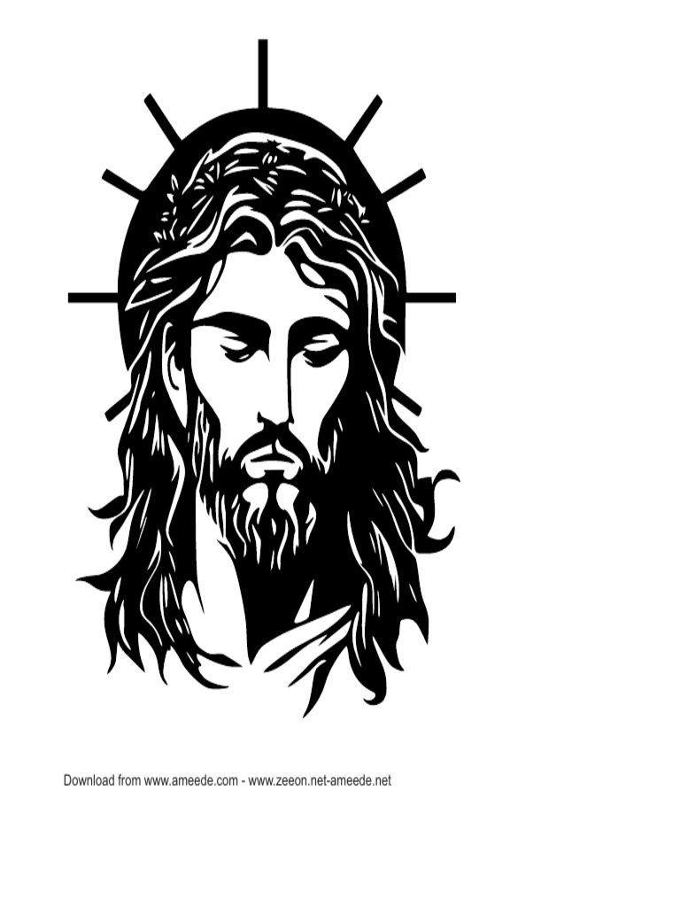 Jesus Wall Decor E0022778 File CDR and DXF PDF Free Vector Download For ...