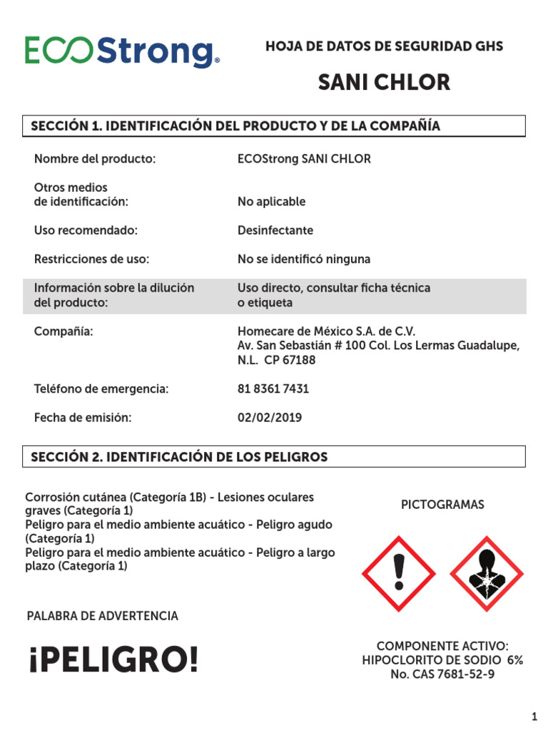 7 Sanichlor | PDF | Reciclaje | Residuos
