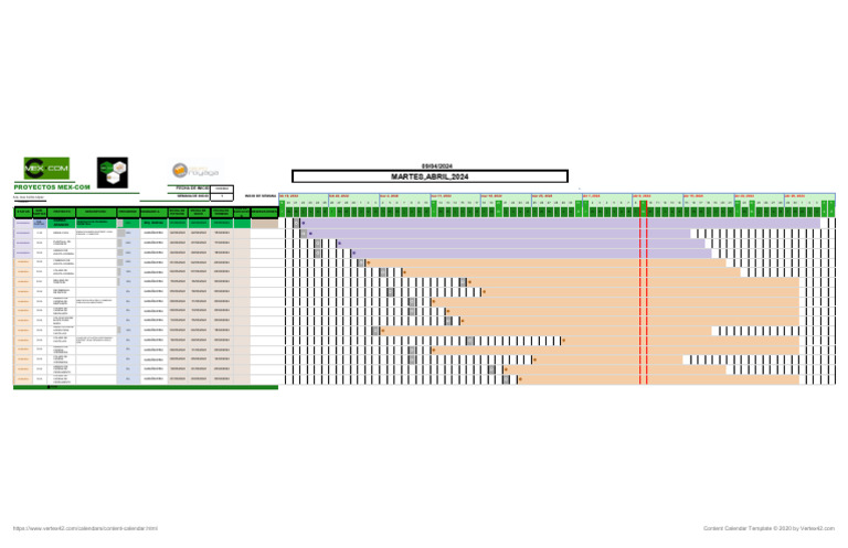 EJEMPLO DE PROGRAMA DE OBRA | PDF