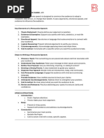 Persuasive Speech Analysis Handout DAFOREST | PDF | Rhetoric | Credibility