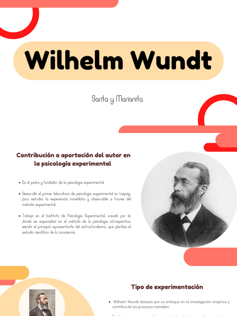 Wilhelm Wundt y la Psicología Experimental | PDF | Psicología ...