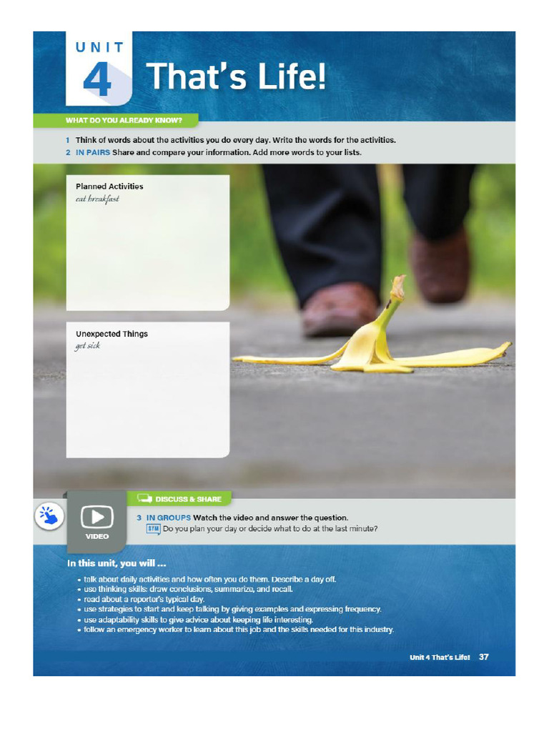 Speak Your Mind 1 - Unit 4 - Student's Book | PDF