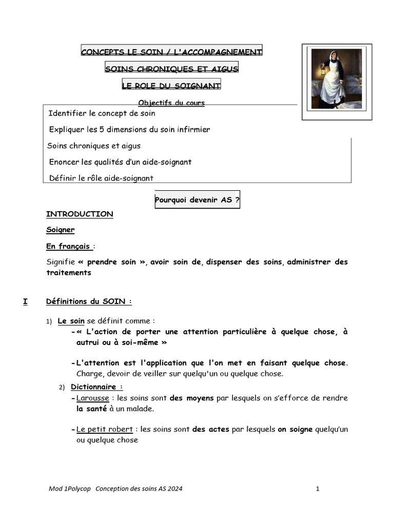 Mod 1 Polycop Conception Dun Soin, Chroniques Et Aigus 2024 | PDF ...