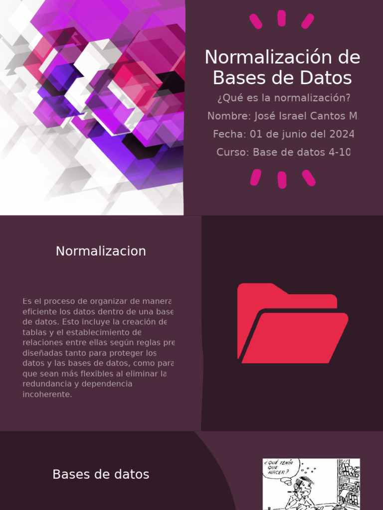 Normalización de Bases de Datos | PDF | Bases de datos | Gestión de datos
