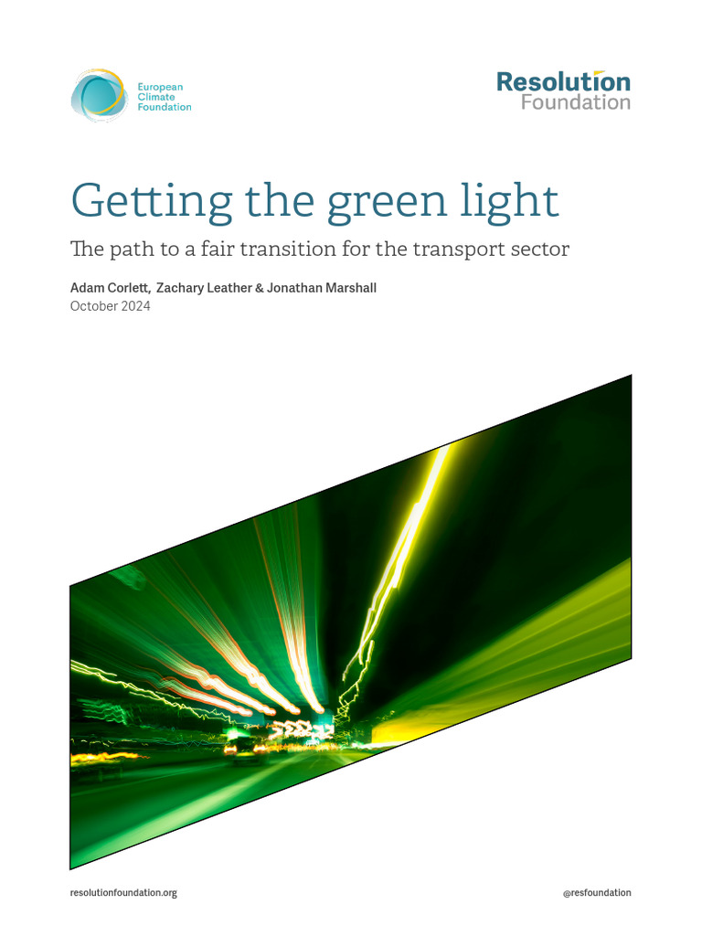 Getting The Green Light | PDF | Cost Of Living | Climate Change Mitigation