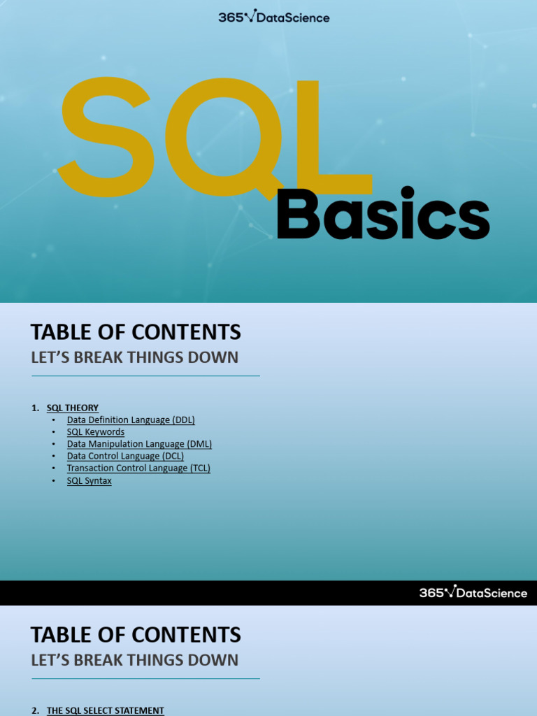 SQL Basics: DDL, DML, and More | PDF | Data Management | Computer Programming