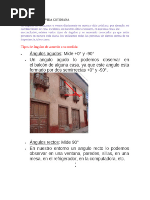 ángulo Recto En La Vida Cotidiana