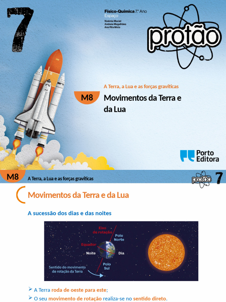 m8 - Movimentos Da Terra e Da Lua | PDF | Terra | Sol