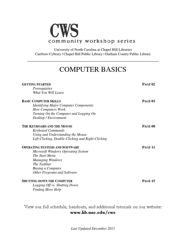 Computer Basics | PDF