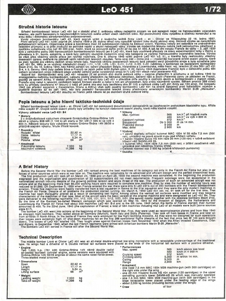 Instructions Leo 451 SMER - My Model | PDF