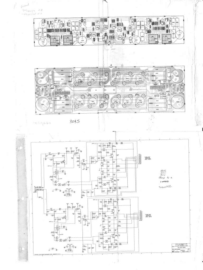 XRD680plus Amplifier Section Only Schematic (12 TO-3 Outputs) 304S | PDF