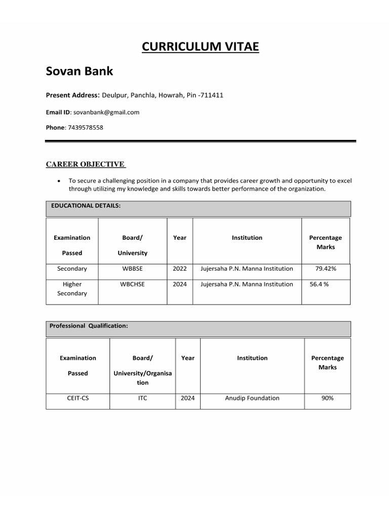 Sovan Bank CV | PDF