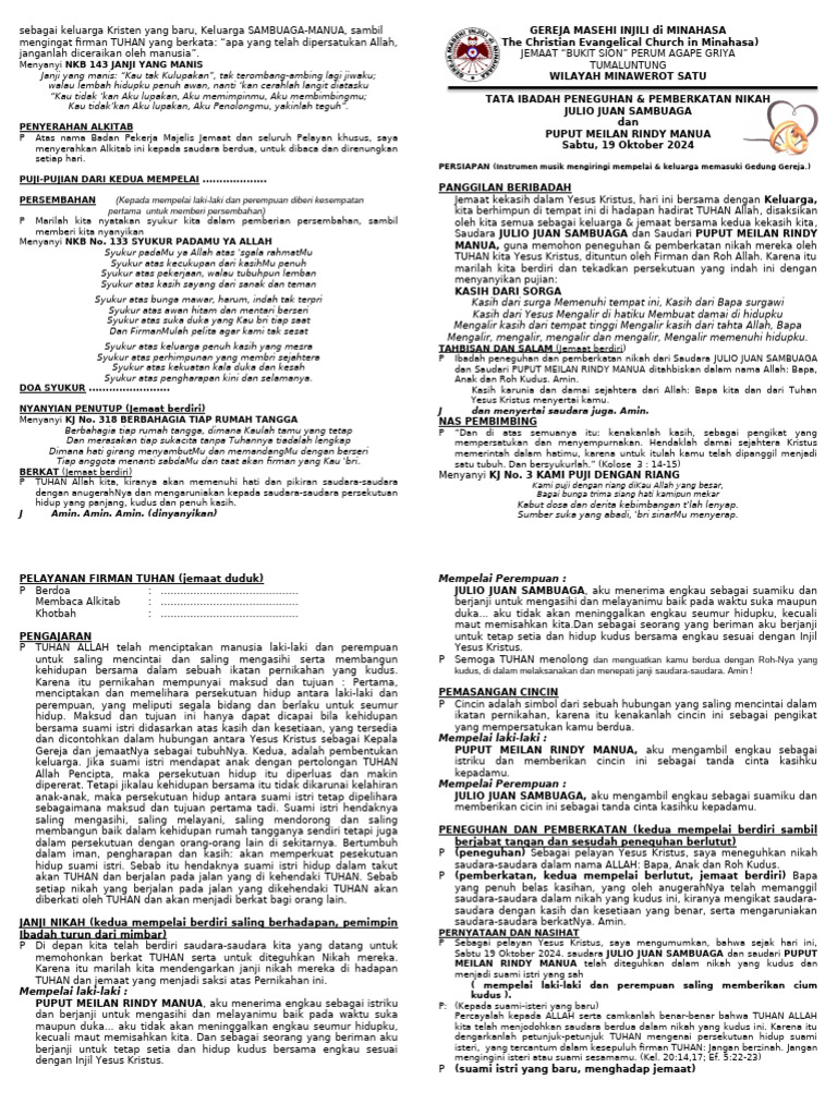 Bs Lit. Pemb Nikah, DSJ | PDF