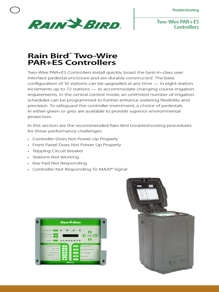 Rain Bird- Two-Wire | PDF | Fuse (Electrical) | Electrical Connector