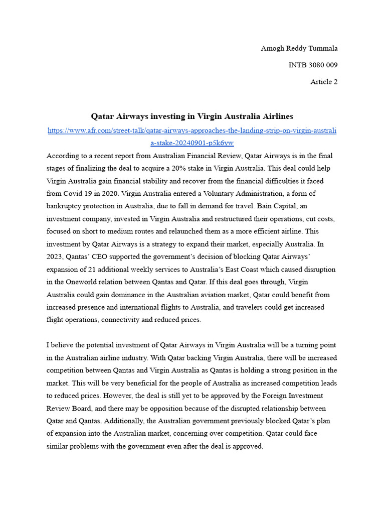 Article 2 | PDF | Aviation | Airlines