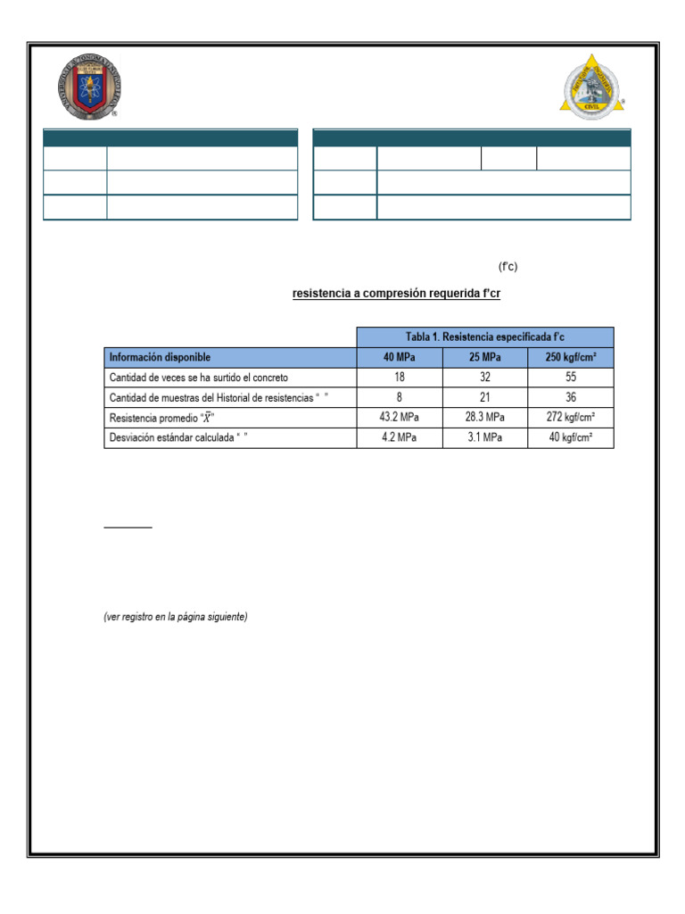 E07 - Evaluacion ACI214 | PDF | Ingeniería
