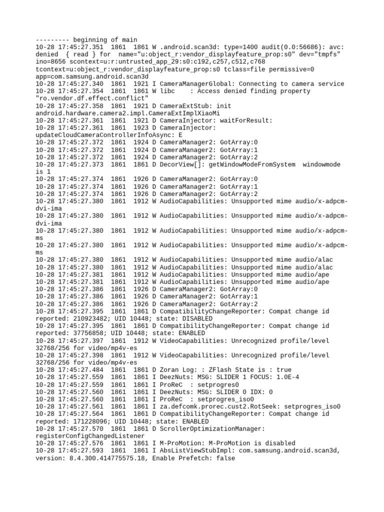 Log Cat 1730148327267 | PDF | Computing | Computer Programming