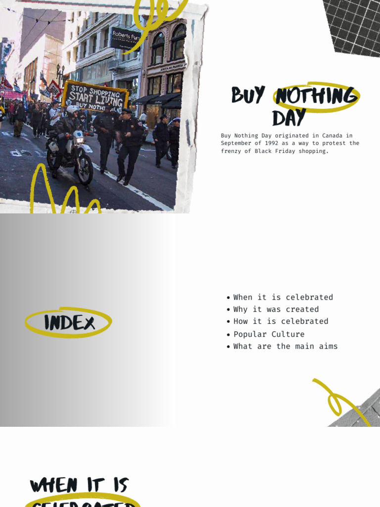 Buy Nothing Day | PDF