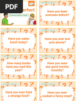 Speaking Cards | PDF | English As A Second Or Foreign Language | Second ...
