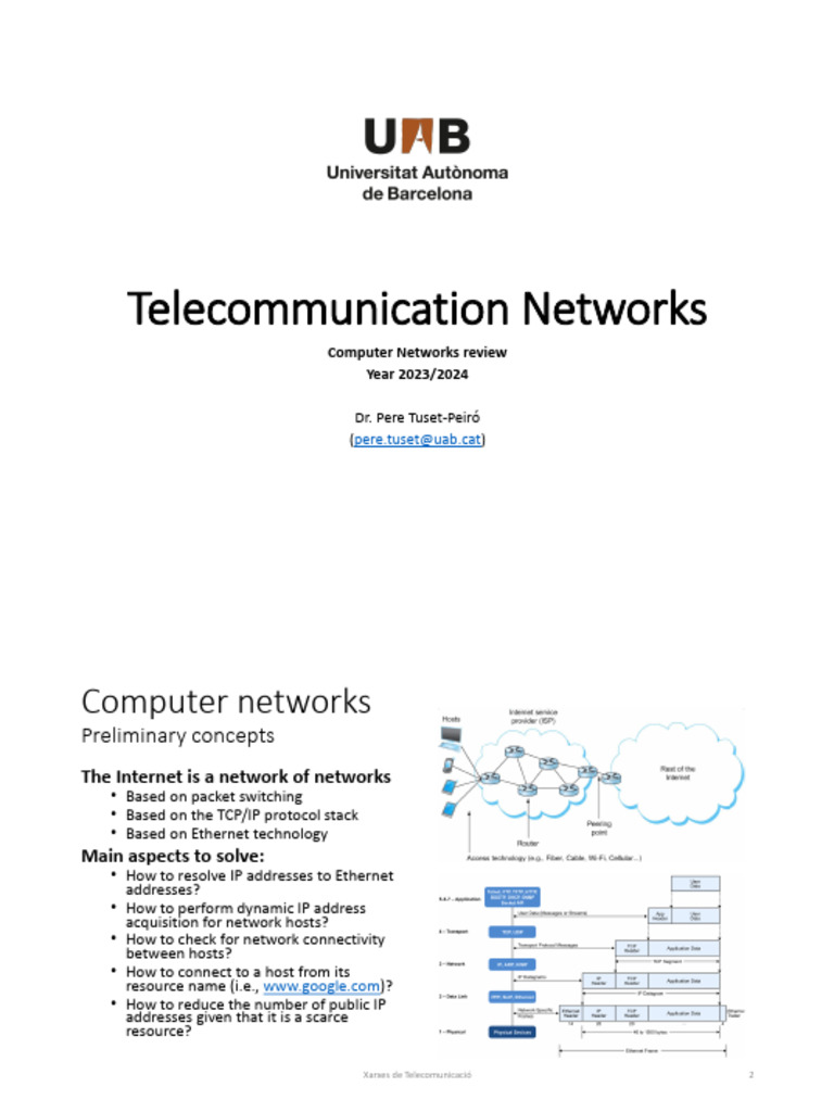 Sesion 1 | PDF | Internet Protocols | Computer Network