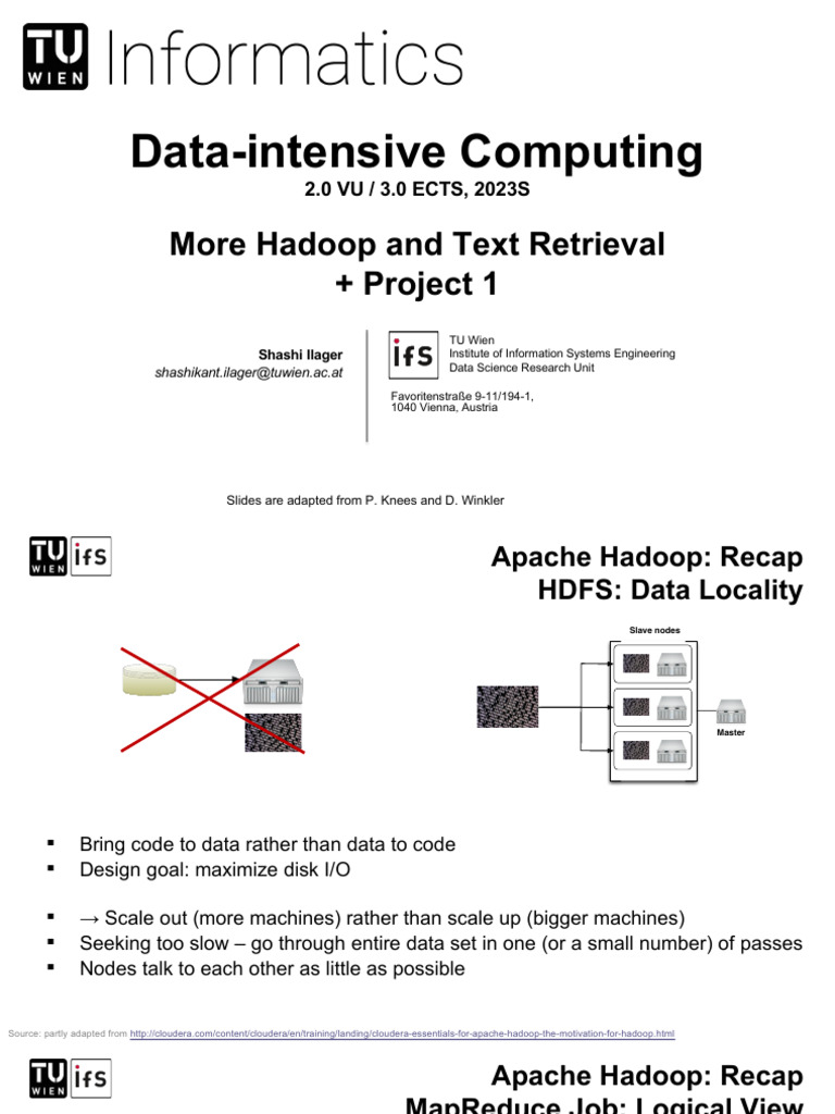 Lecture3_Hadoop-NLP | PDF | Computing