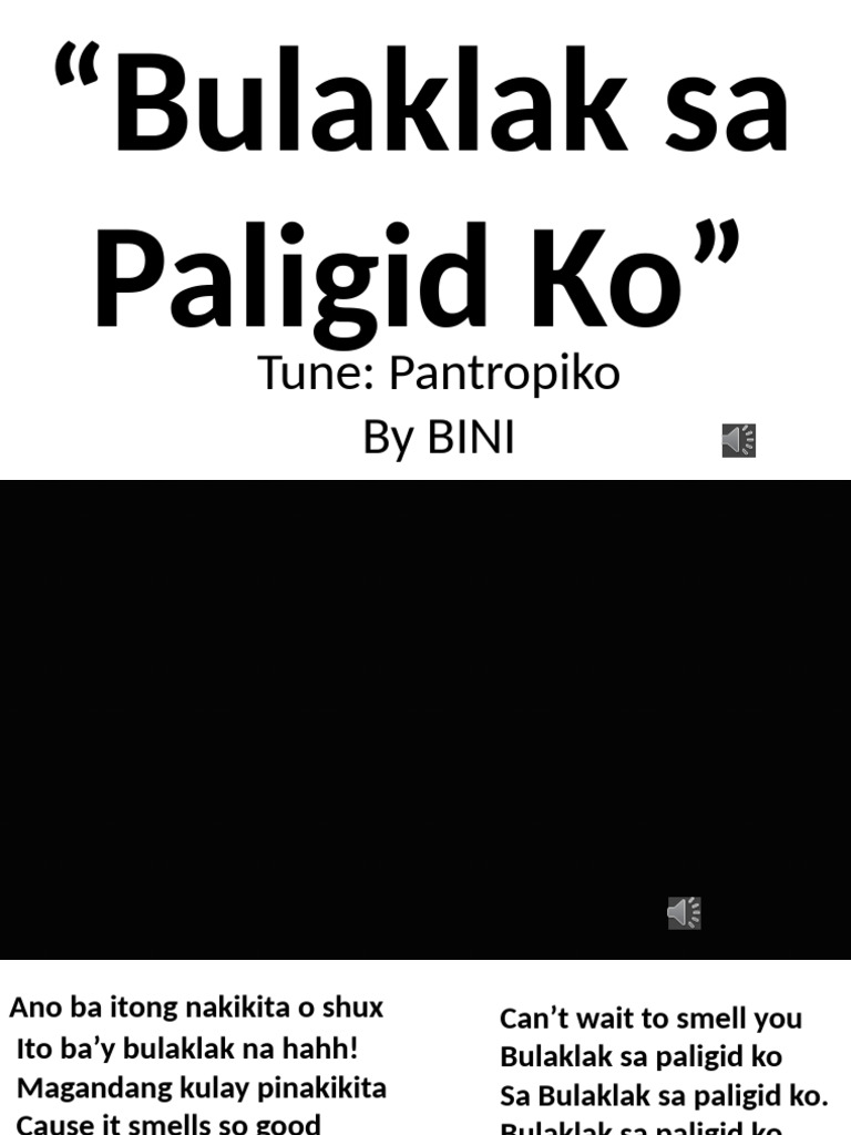 Islang Pantropiko Halaman Song | PDF