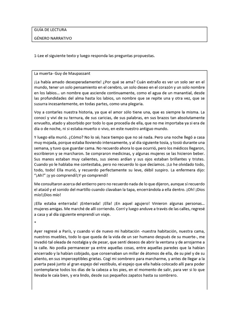 Comparto 'guía género narrativo (1)' contigo | PDF