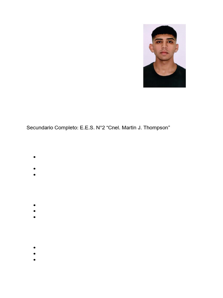 CV Perez Ramiro | PDF | Política