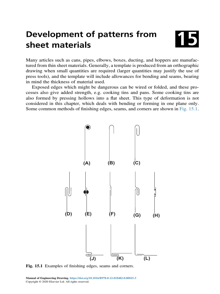 15 Development of Patterns From Sheet Mate 2020 Manual of Engineering ...