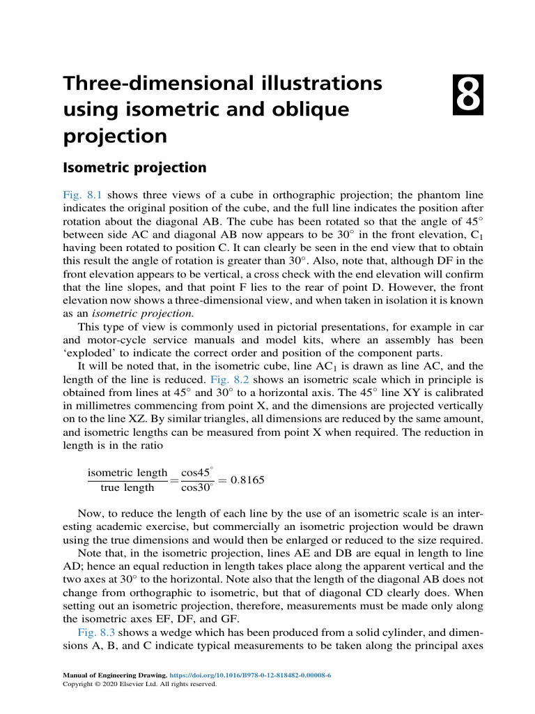 8 Three Dimensional Illustrations Using Isometric 2020 Manual of ...
