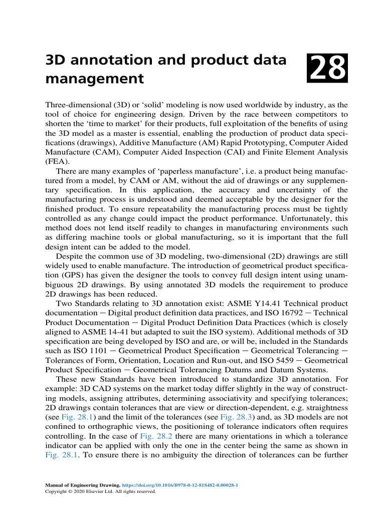28 3D Annotation and Product Data Managem 2020 Manual of Engineering ...