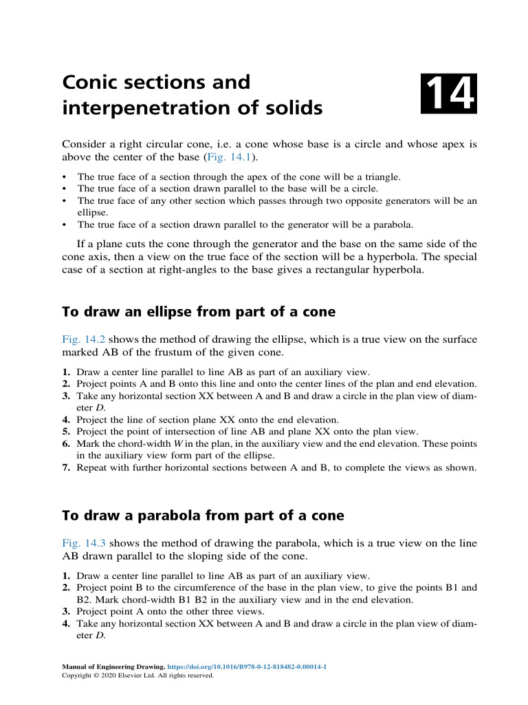 14 Conic Sections and Interpenetration of S 2020 Manual of Engineering ...