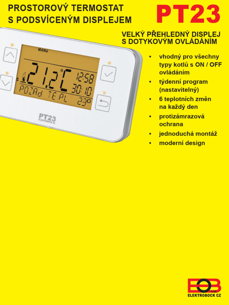 pt23 Navod Opr2022 CZ | PDF